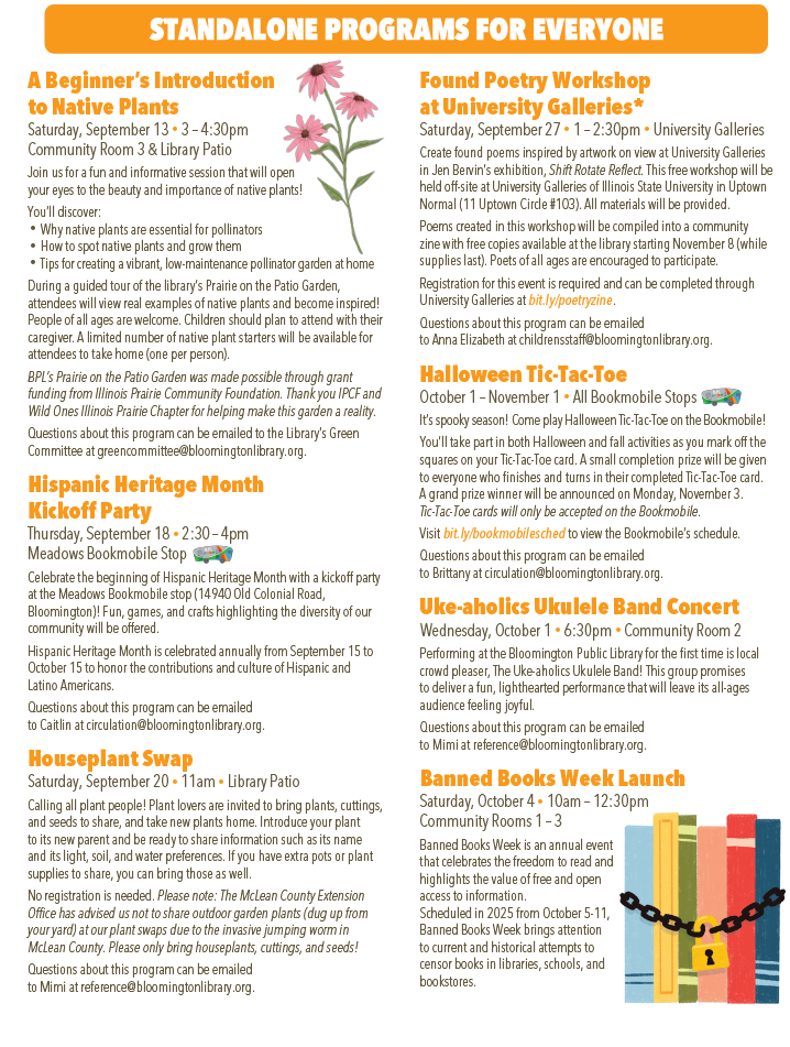 Program Guide | Bloomington Public Library